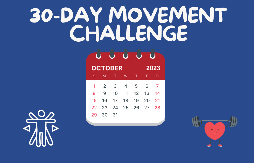 30-Day Movement Challenge - Information | SMH Activity Hub