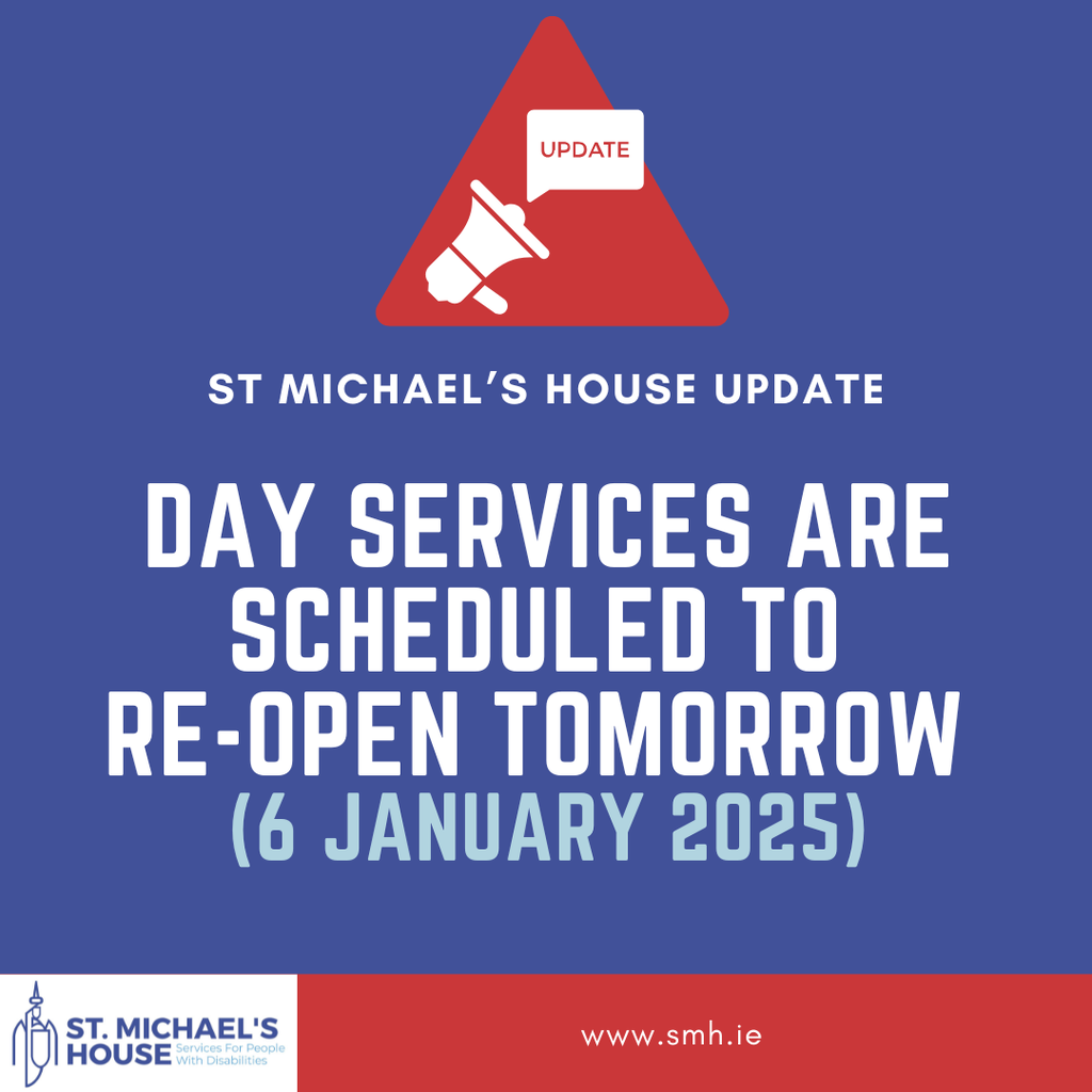SMH Update | Day Services are Scheduled to Re-Open 6 January 2025 | St ...