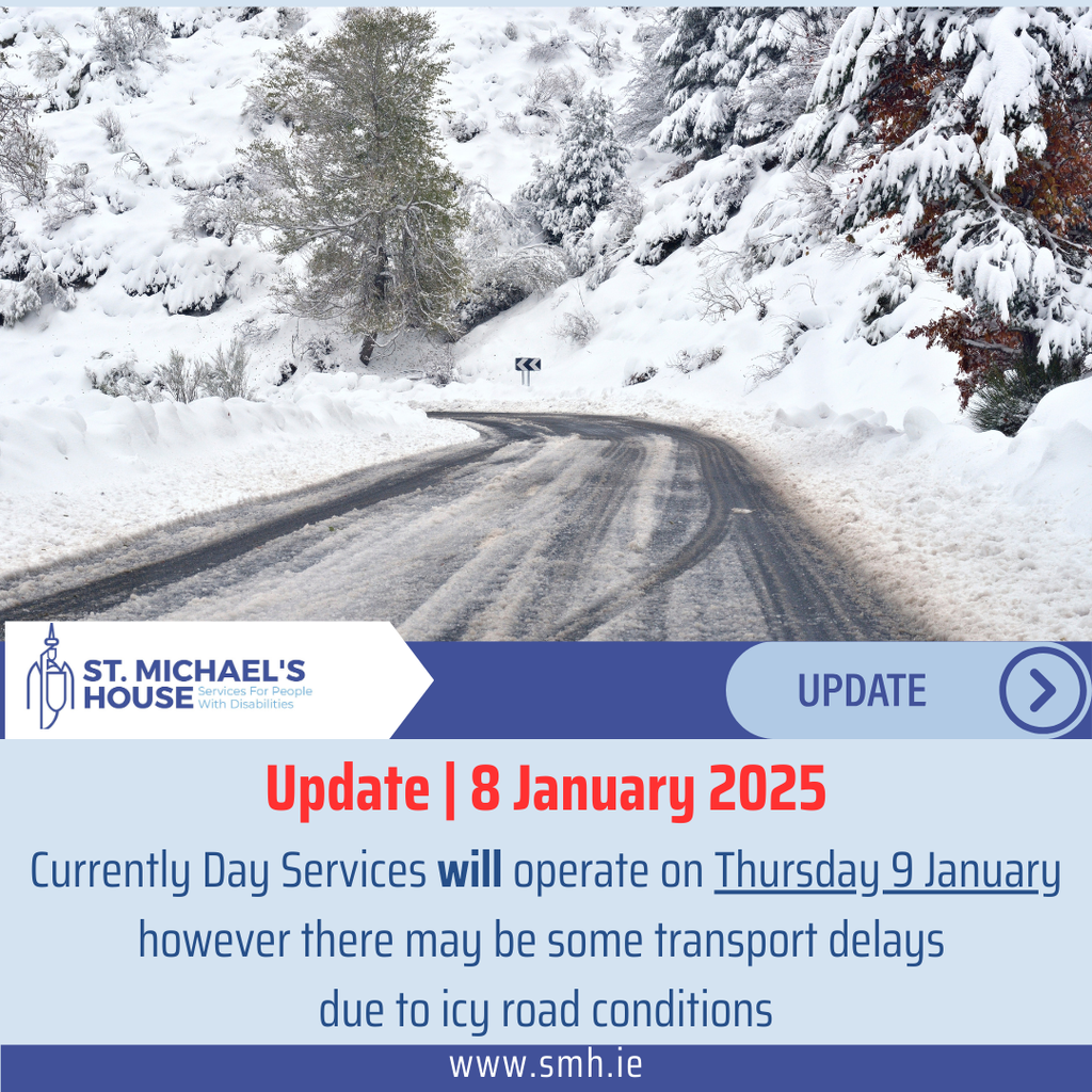8 January 2025 | SMH Day Services Update | St. Michael's House