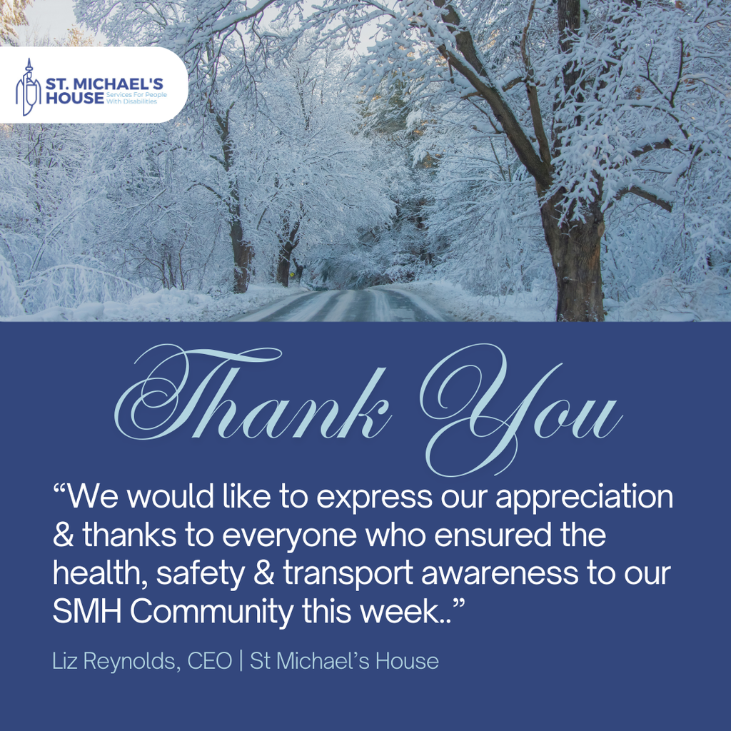 Message from our CEO | Thank You | St. Michael's House