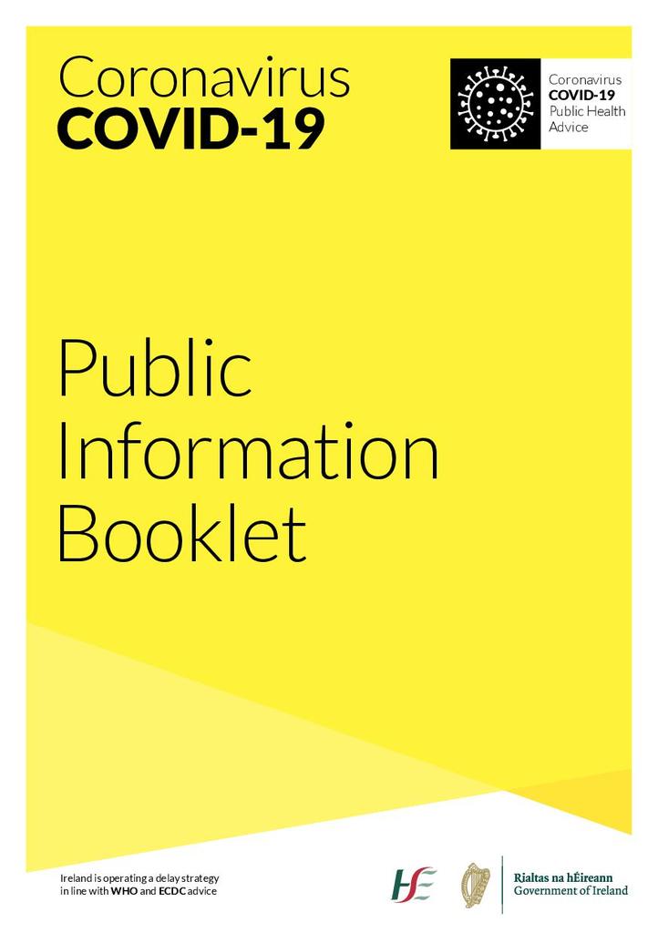 National HSE COVID-19 Information Booklet | St. Michael's House